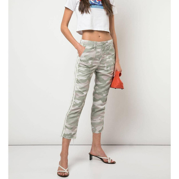 MOTHER | Pants & Jumpsuits | Mother Camo Pants 25 Green The Shaker Chop ...